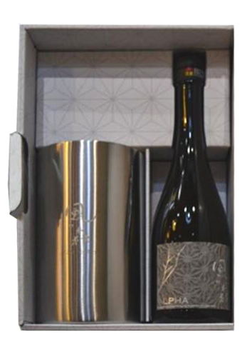 Rượu Sake KAZENOMORI ALPHA TYPE 2M LIQUOR BOTTLE COOLER SET (720ml)